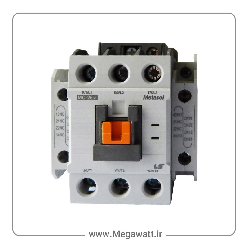کنتاکتور 25 آمپر ال اس (LS) ، بوبین 220 VAC - مگاوات